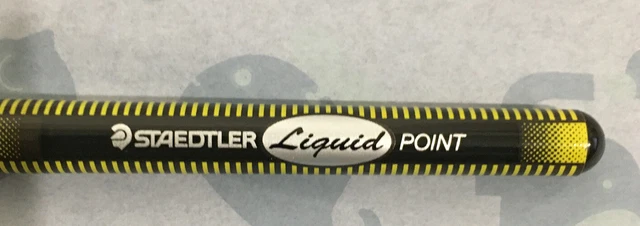 STAEDTLER LIQUID Point Pen-Needle Point BLACK Ink, #415-9 £20.07 ...