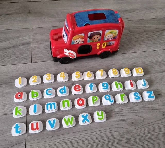 VTECH ALPHABET LEARNING Bus 💯 Working And 💯 Complete £14.00 - PicClick UK