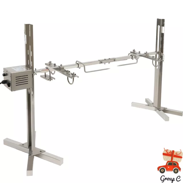 SPIT HOG ROASTER BBQ Barbecue Lamb Goat Rotisserie Spit Roast Grill ...
