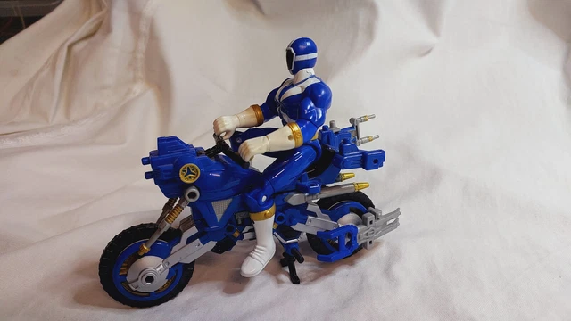 POWER RANGERS LIGHTSPEED Rescue Blue Trans-armor cycle EUR 10,00 ...
