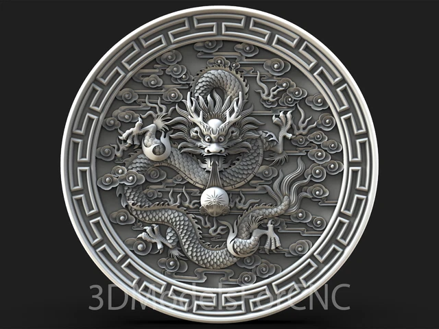 3D MODEL STL File for CNC Router Laser & 3D Printer Dragon 1 £2.49 - PicClick UK