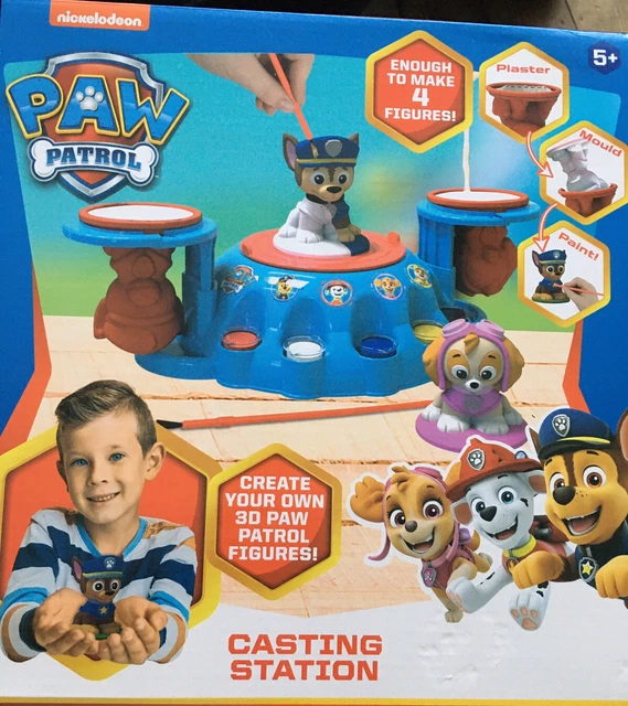 PAW PATROL CASTING Station Create 3D Figures Plaster Moulds and Paint ...