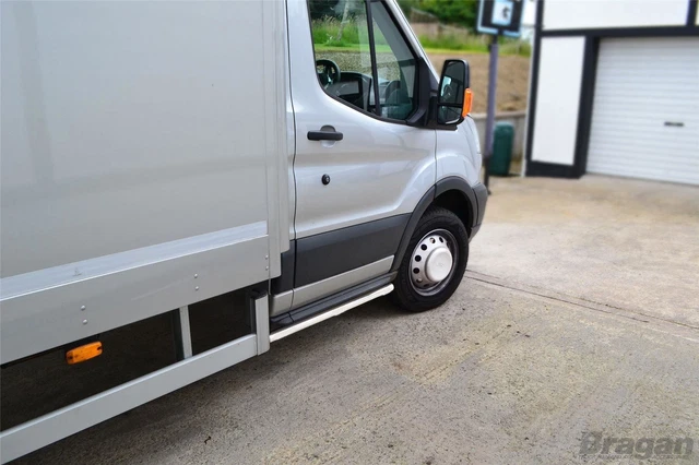 SIDE STEP BARS To Fit Ford Transit MK8 2014+ Chassis Cab Tipper Van ...