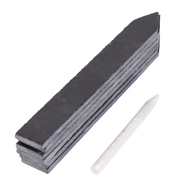 7 PCS SLATE Stone Plant Tags Labels Cheese Markers The Sign £12.75 ...