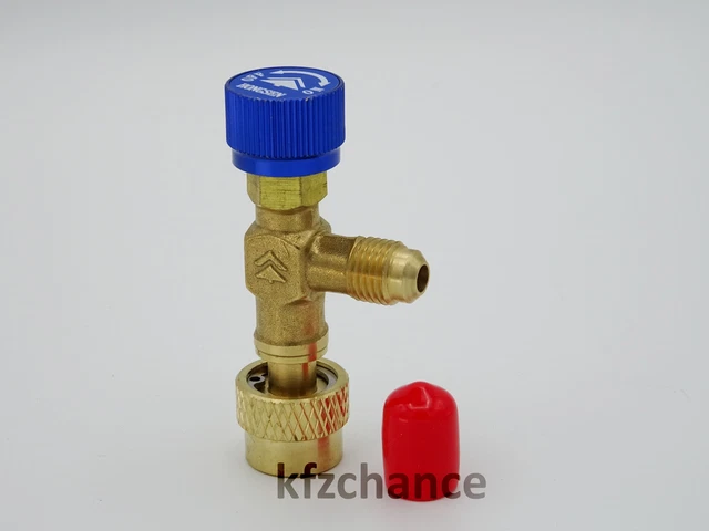 KÄLTEMITTEL ABSPERRVENTIL SPLITT System Sae M1/4-F1/4 R32 R22 R404 R407 ...
