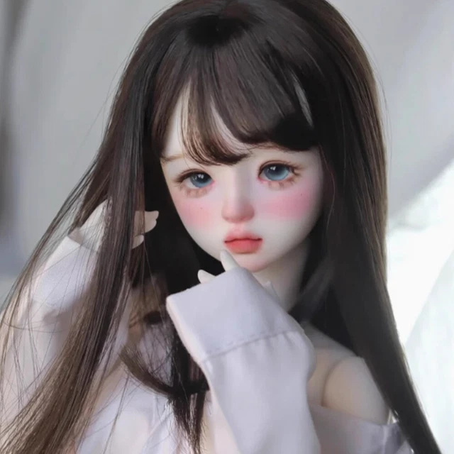 1/4 BJD DOLL SD Resin Joint Doll Pretty Girl Bare Doll Female Face ...