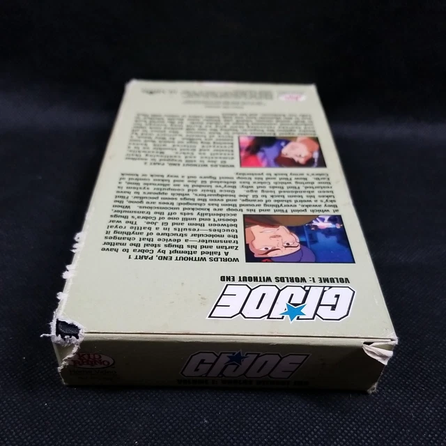 GI JOE WORLDS Without End Volume 1 VHS Tape 1999 Arah Rhino Cobra ...