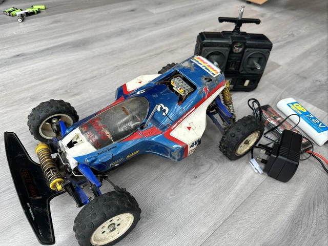VINTAGE TAMIYA THUNDERSHOT Radio Control RC Car with Acoms Techniplus ...