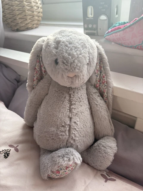 JELLYCAT SILVER BLOSSOM Bunny Retired £42.30 - PicClick UK