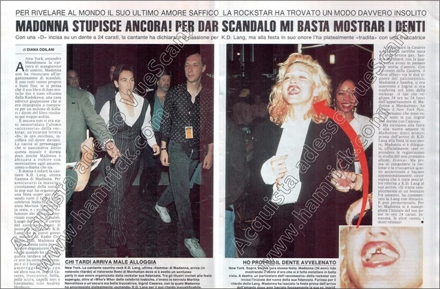 MADONNA CLINT EASTWOOD Sharon Stone Gianni Bugno Marisa Sacchetto A ...