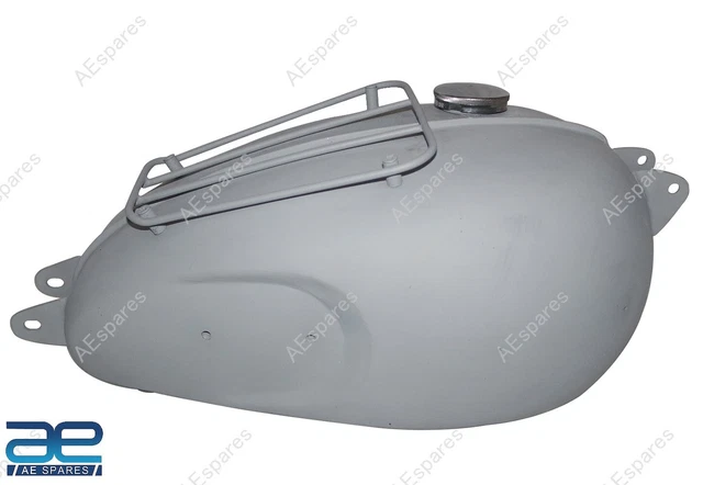 PETROL GAS FUEL Tank With Parcel Rack For Triumph Trophy Tr6 Pre Unit ...
