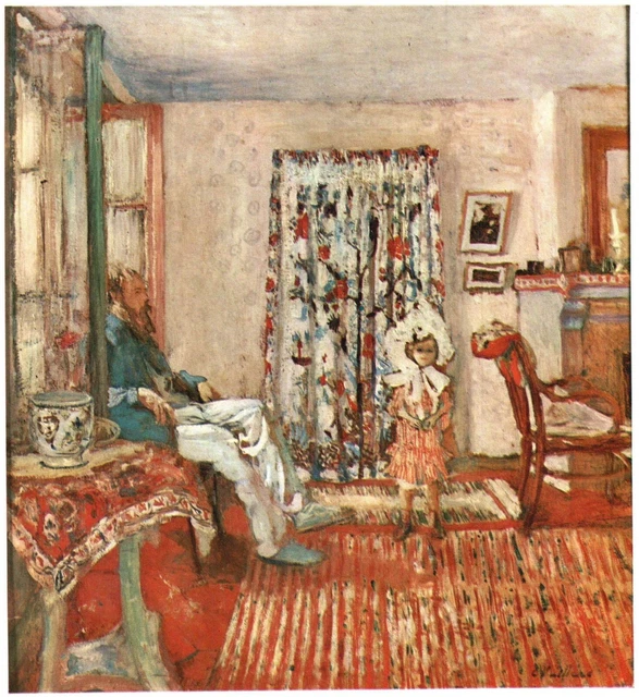 ÉDOUARD VUILLARD, PITTORE Ker-Xavier Roussel con la figlia, Stampa ...