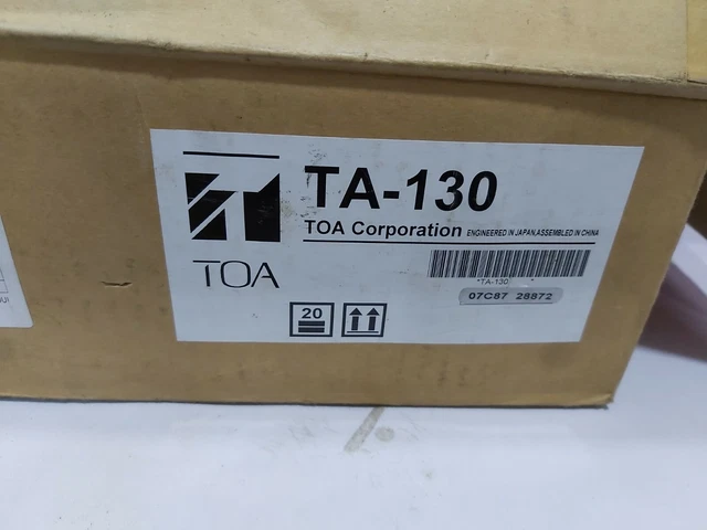 TOA TA-130 AMPLIFIER 100V 30W Ta130 £299.98 - PicClick UK