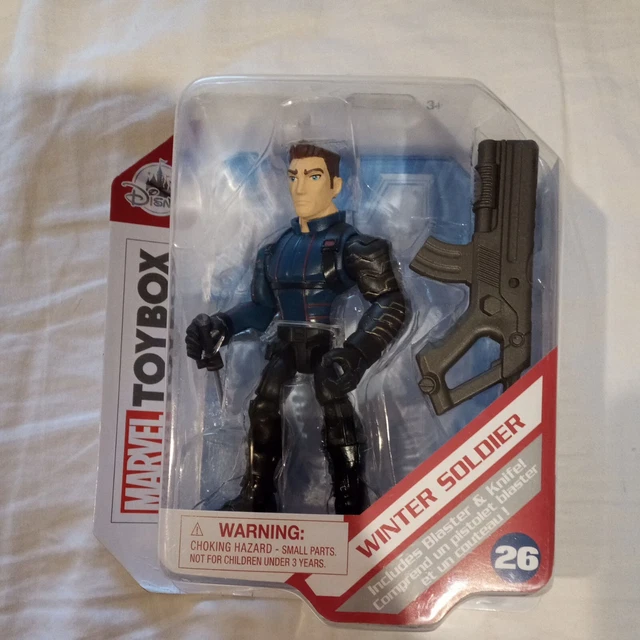 DISNEY STORE MARVEL Winter Soldier ToyBox Action Figure Captain America ...