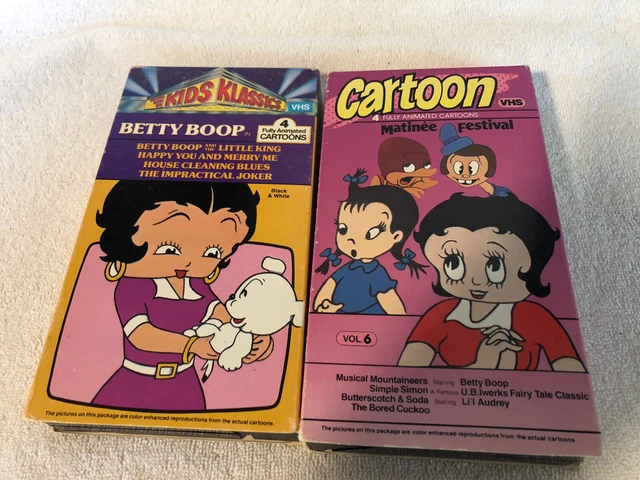 VINTAGE BETTY BOOP VHS Cartoons -Two VHS Tapes EUR 15,29 - PicClick FR