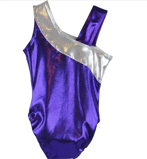 OBERSEE LEOTARD Gymnastics Energy Purple Girls £17.87 - PicClick UK