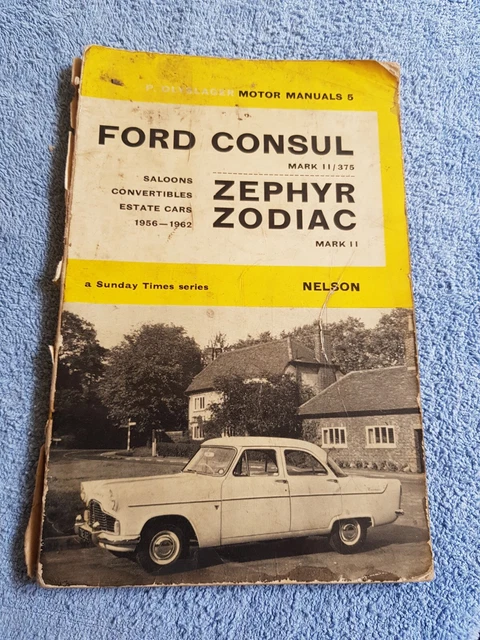 FORD CONSUL ZEPHYR Zodiac Mk2 Olyslager Owners Workshop Manual Handbook ...