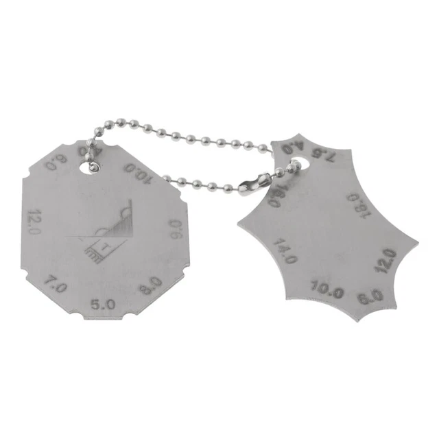 WELDING THROAT DEPTH Leg Length Gauge Ruler Two Gage Carpenter Gauge ...