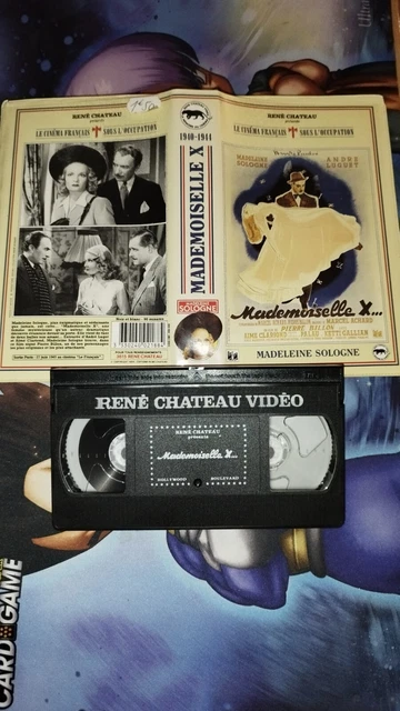 VHS MADEMOISELLE X René Chateau K7 video cassette Madeleine Sologne EUR 90,00 - PicClick FR