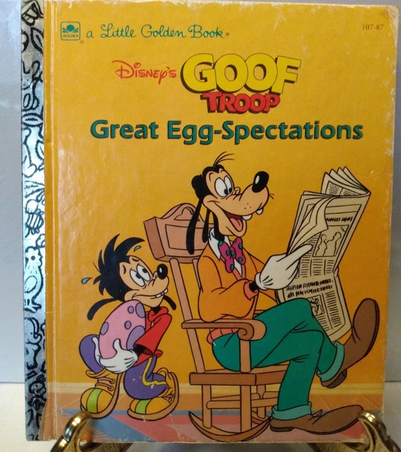 LITTLE GOLDEN BOOK Disney's Goof Troop Great Egg-Spectations £3.89 ...
