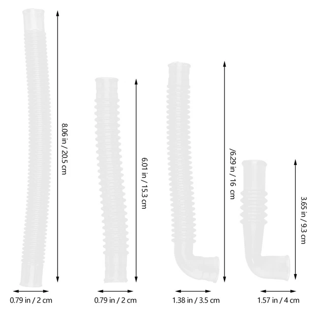 4 PCS WASHING Machine Water Inlet Pipe Hose for Regular Machines $18.14 ...