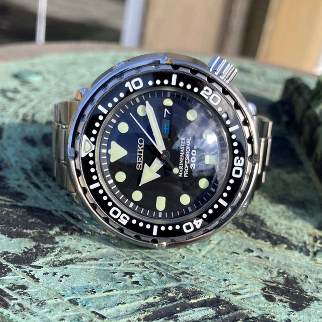 SEIKO PROSPEX MARINEMASTER Professional 300m Tuna Quartz Dive Watch EUR ...