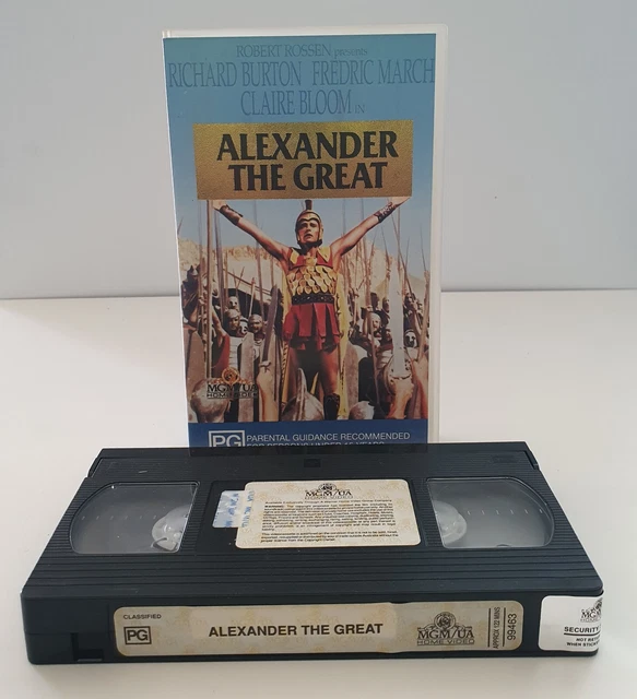 ALEXANDER THE GREAT VHS 1956 Richard Burton $11.95 - PicClick AU