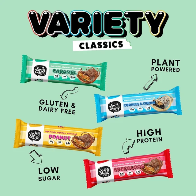 YUBI VARIETY BOX 12 Pack - Protein Bars - 99 Calories, High Protein ...