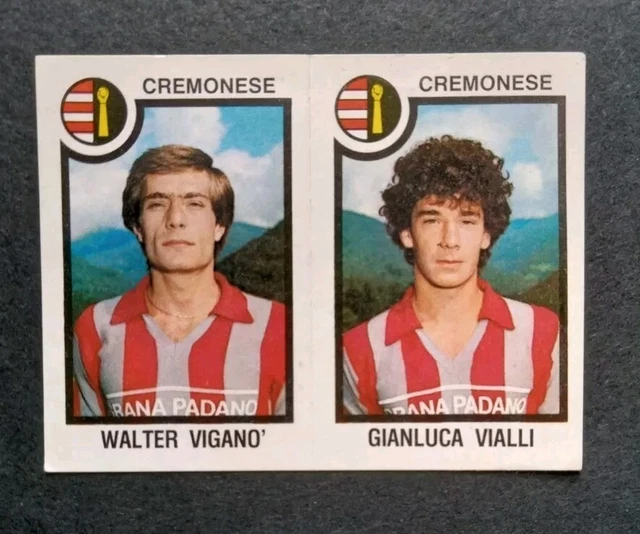 FIGURINA VIALLI CREMONESE 1982-83 N.442 CON VELINA Calciatori PANINI ...