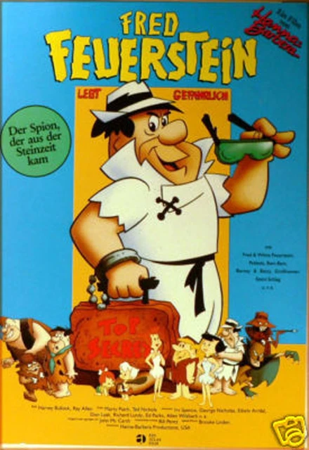 FRED FEUERSTEIN LEBT gefährlich - Alan Reed - Mel Blanc - Presseheft ...