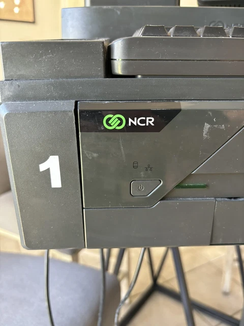 NCR POS SYSTEM Terminal, Keyboard, Screen, Receipt Printer Model# 5967 ...