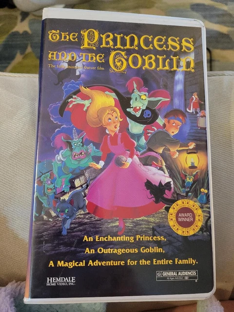 THE PRINCESS AND the Goblin (VHS, 1994) Clamshell Case - Hemdale Home ...