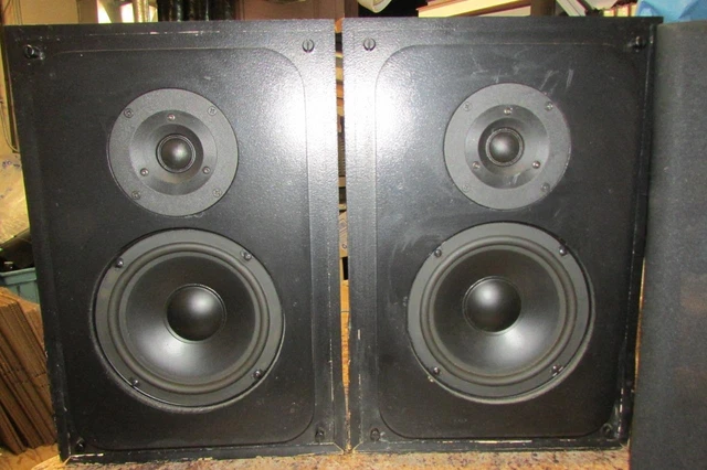 PAIR / SET of Mega Rare Snell Acoustics Inc Type Q Bookshelf Speakers £ ...