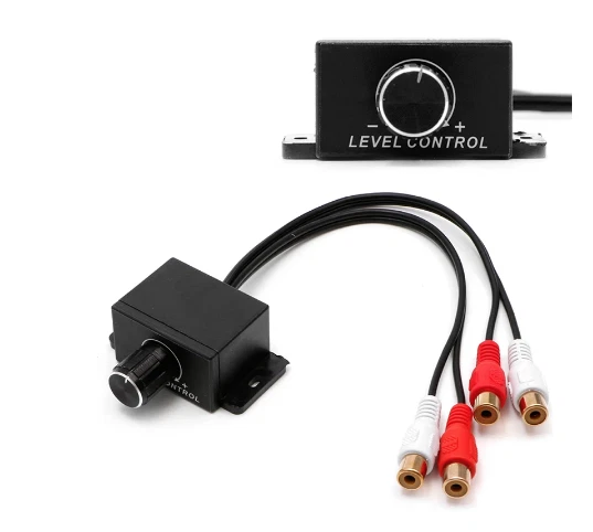 UNIVERSAL CAR AUDIO Amplifier Bass RCA Level Remote Volume Control Knob ...