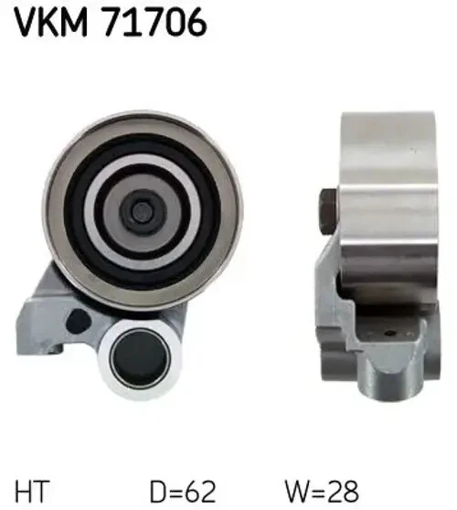 GALET TENDEUR DE courroie de distribution hydraulique VKM 71706 SKF ...
