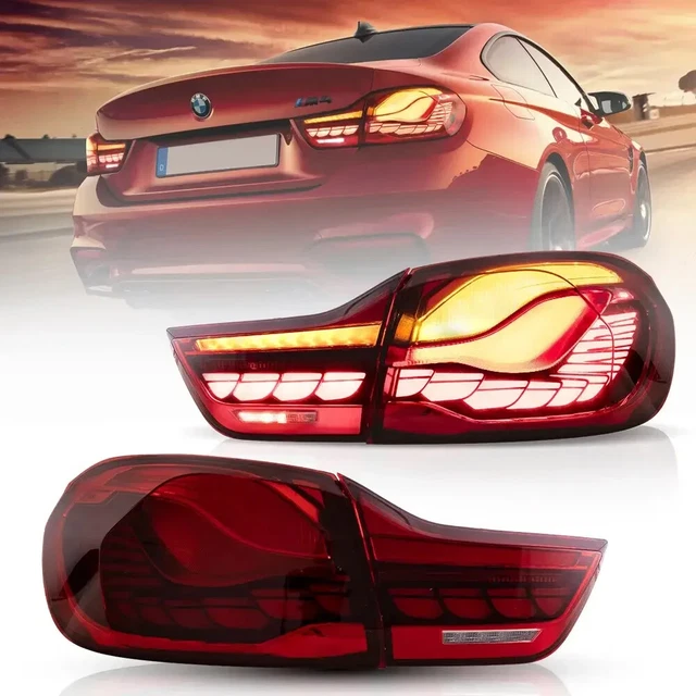 BMW F32 F33 F36 F82 F83 Red Vland Oled Led Cs Style Tail Rear Lights ...