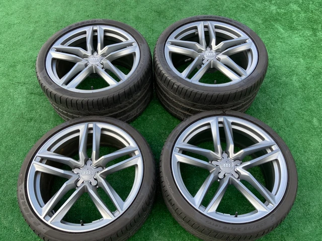 19& AUDI R8 V10 Titanium OEM factory wheels 2017 2018 2019 2020 2021 ...