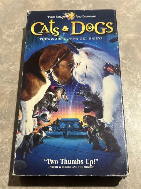 CATS & DOGS (VHS) 2001 Alec Baldwin, Tobey Maguire, Jeff Goldblum ...