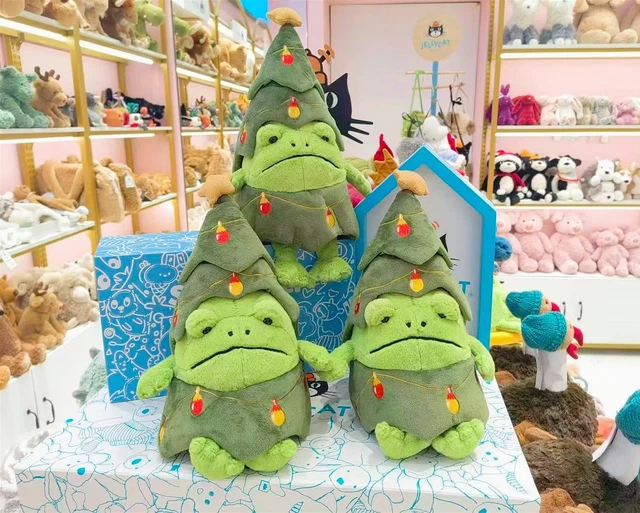 JELLYCAT CHRISTMAS TREE Ricky Rain Frog Plush Toy With Tag Frog Dolls ...