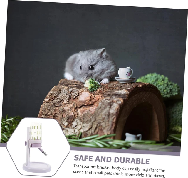 PET DRINKING FEEDER Bottle Stand Leak-Proof Water Dispenser Rack for ...