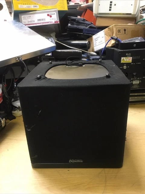 DEFINITIVE POWERFIELD SUPERCUBE III Subwoofer - No Power - Spares Or ...