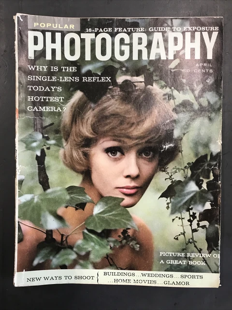POPULAR PHOTOGRAPHY MAGAZINE-APRIL 1959-Frank Horvat-Ina-Single Lens ...