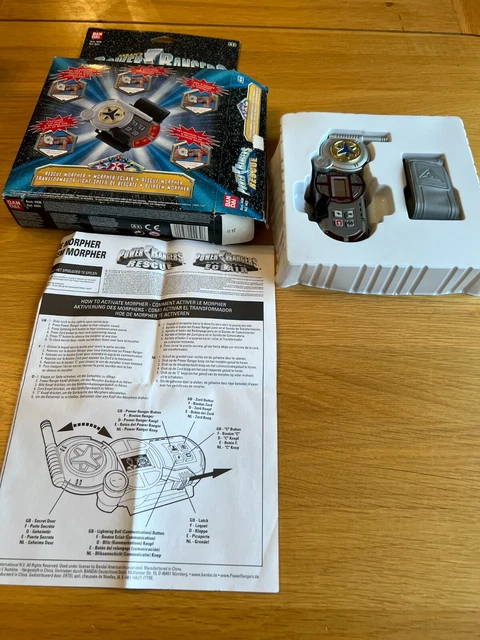 POWER RANGERS LIGHTSPEED Rescue Morpher + Strap Lights & sounds Bandai ...