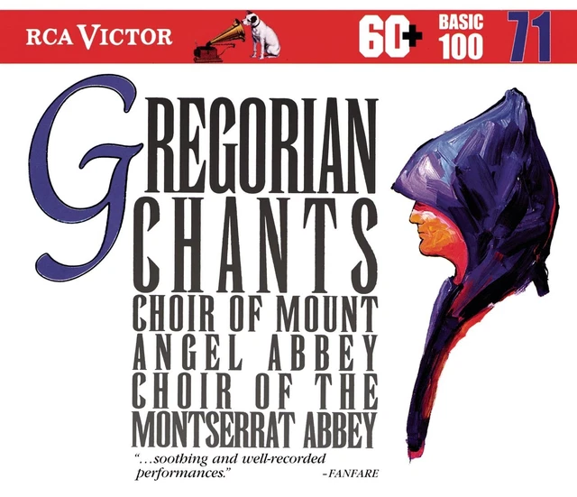 GREGORIAN CHANTS (RCA Victor Basic 100, Vol. 71) Audio CD $13.95 - PicClick