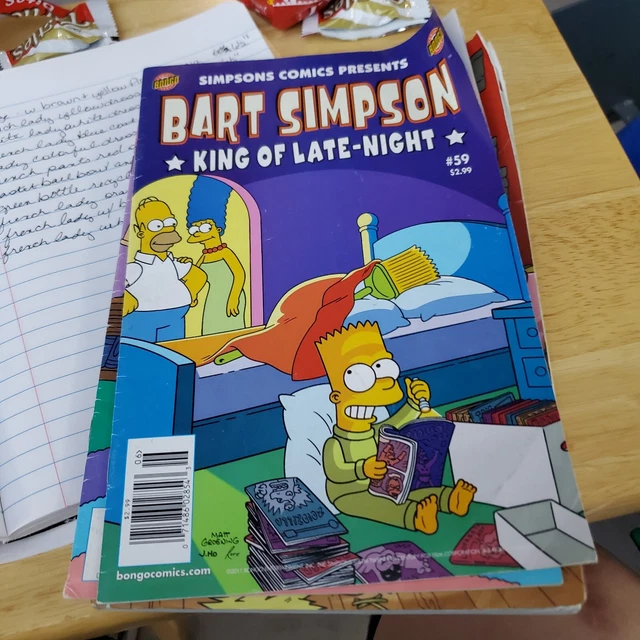 SIMPSONS COMICS PRESENTS: Bart Simpson King of Late Night. £7.90 ...