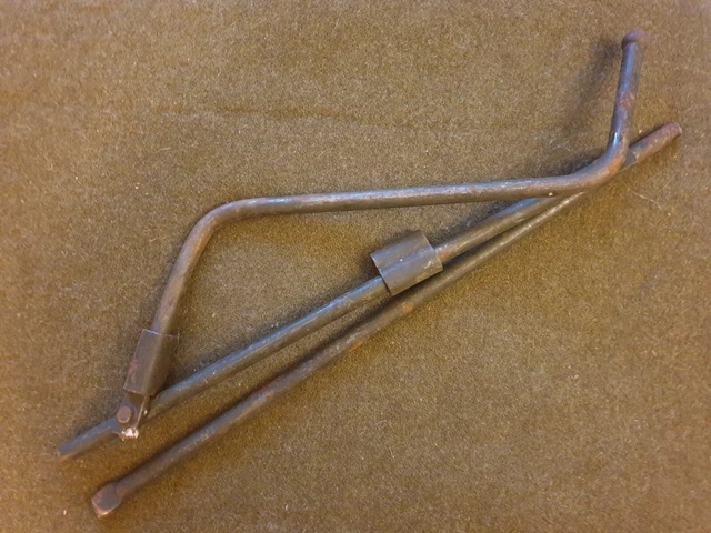 ORIGINAL WW2 ISSUE US Army Dodge WC, Jeep Tool Kit Folding Jack Handel ...