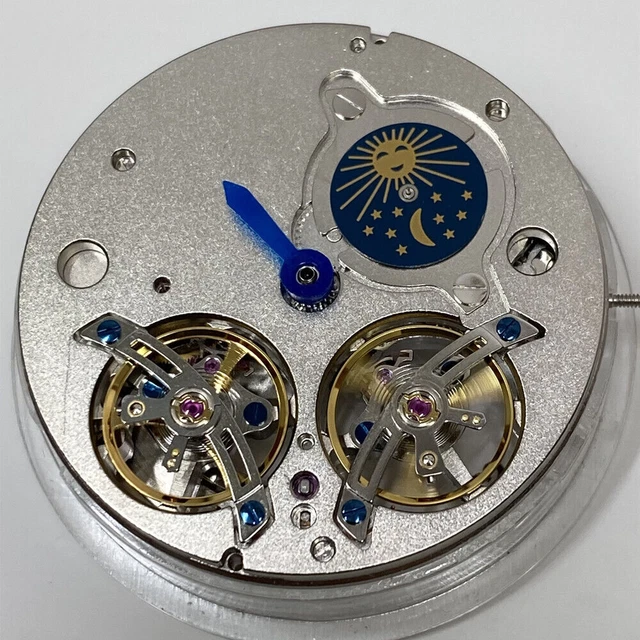 CHINA MADE AUTOMATIC Mechanical Movement Double Balance Wheel Moon ...