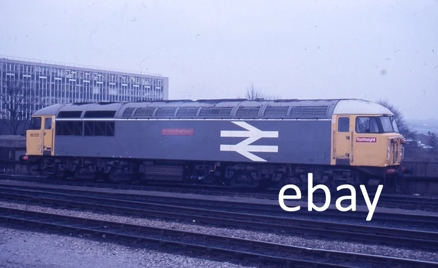 2 ORIGINAL 35MM RAILWAY SLIDES BR DIESEL 56037 AT EXETER on 21/2/87 £3. ...