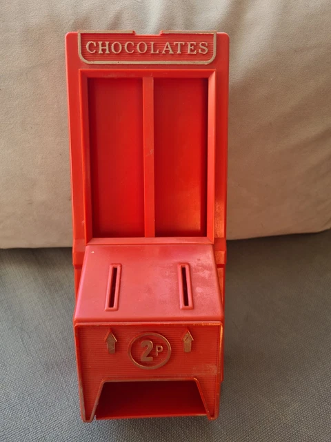 RARE PETER PAN Toys 2p Cadburys Chocolate Vending Machine Money Box ...