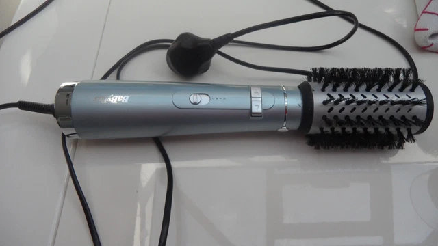 BABYLISS HAIR HYDRO-FUSION Anti-Frizz Rotating Hot Air Styler Large ...